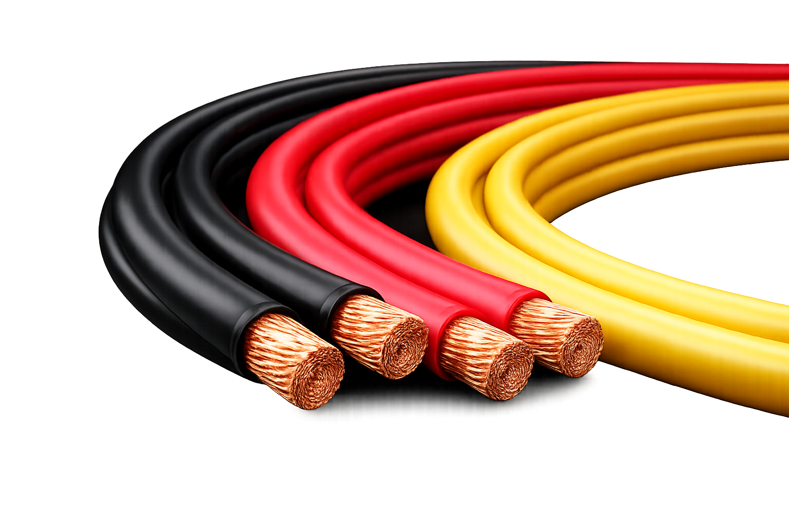 8 AWG (8.4 mm²) High-Temperature Automotive Power Cable – Sold Per Met ...